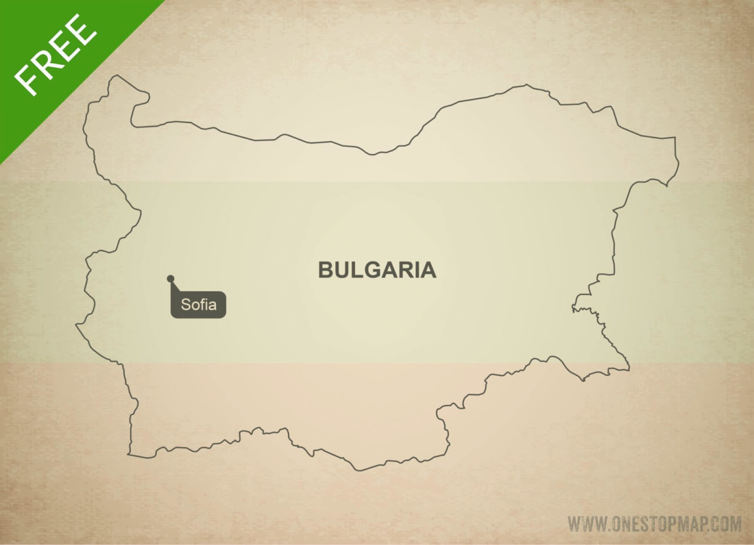 Vector Maps of Bulgaria | One Stop Map