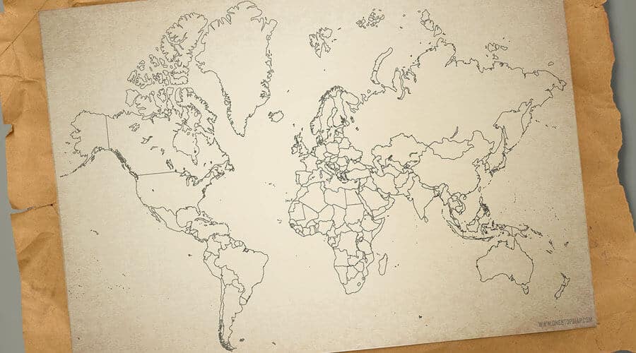 Accurate Vector World Map | Free Download | One Stop Map